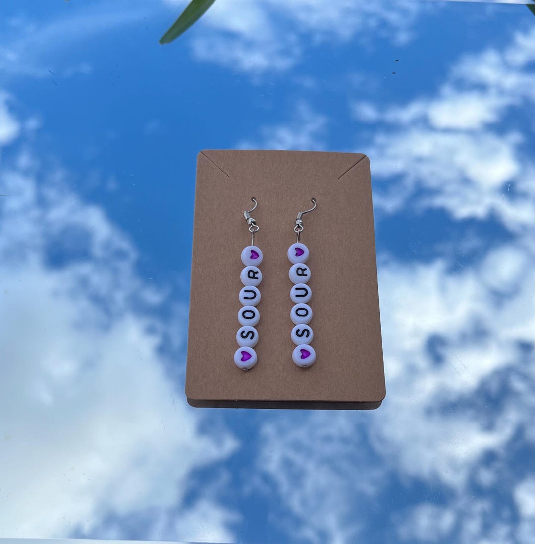 Olivia Rodrigo Earrings, Sour Earrings, Music Earrings, Music Artist - Etsy