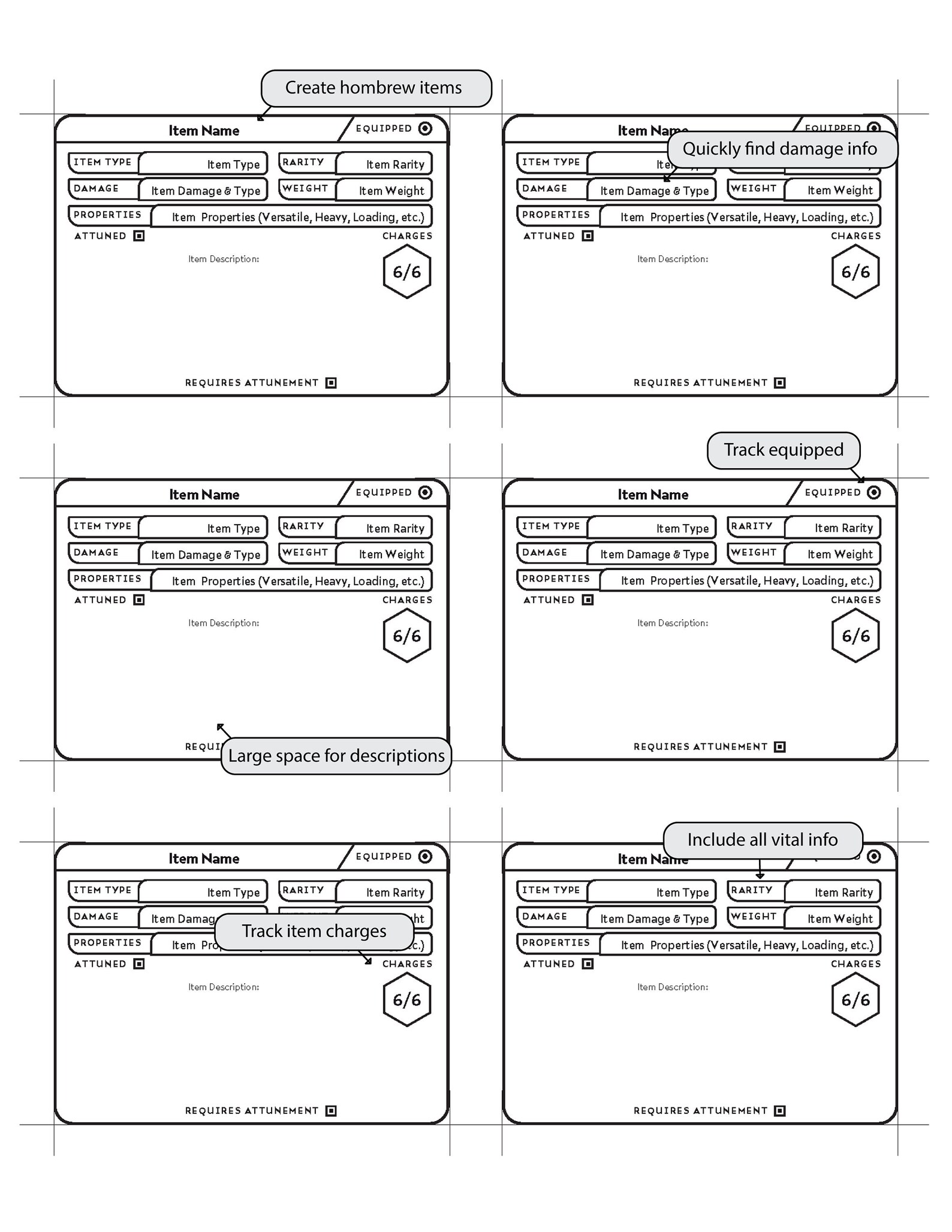 Form Fillable Item Cards - Printable Forms Free Online