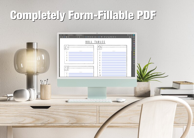 Custom Roll Tables for D&d 5E // Form-fillable - Etsy