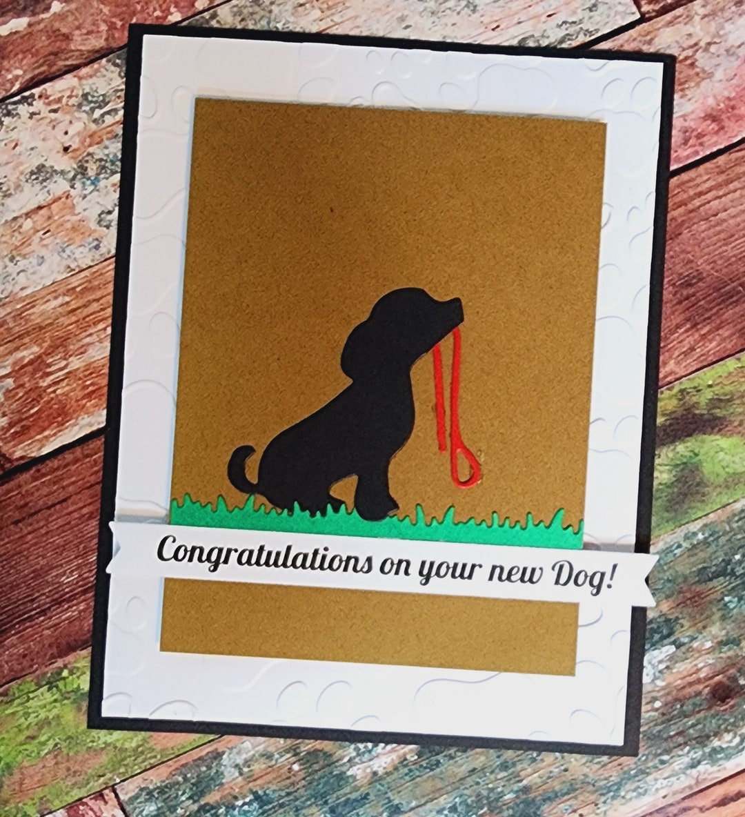 New Dog Puppy Card! Congratulations on Your New Dog or Happy Gotcha Day ...