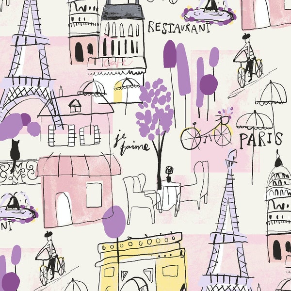Paris Fabric - Etsy