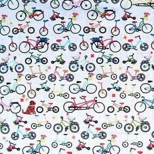 Bicycle Fabric - Etsy