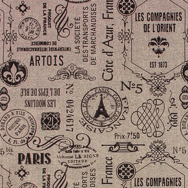 French Fabric - Etsy