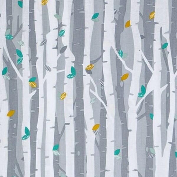 Birch Tree Fabric - Etsy