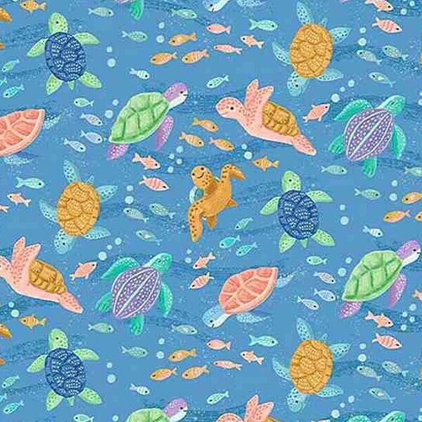 Sea Turtles Fabric - Etsy