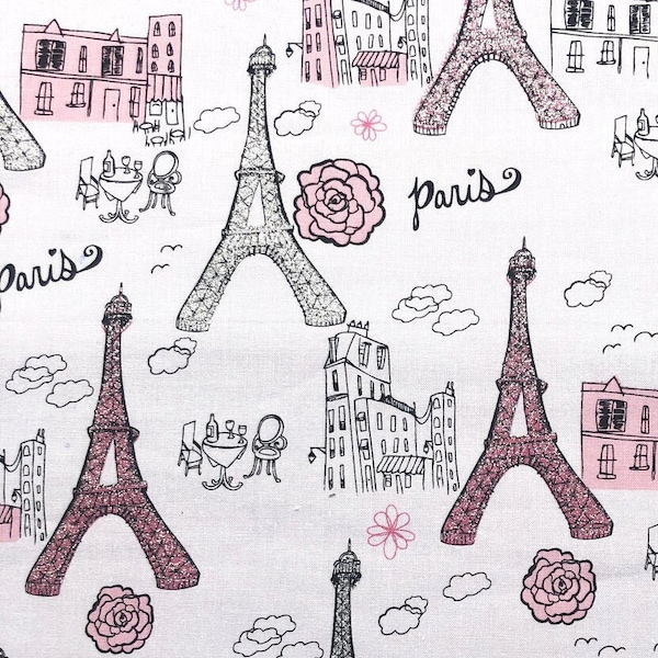Paris Fabric - Etsy