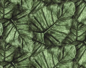 Leaves Fabric Goddess Leaf Green and White by Schatzibrown Swim ...