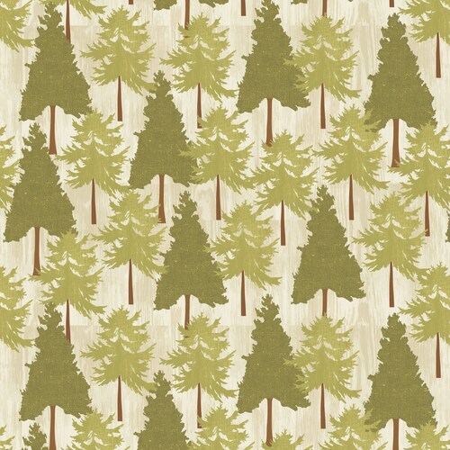 Tree Forest Fabric Wilderness Forest Outdoors Pine - Etsy