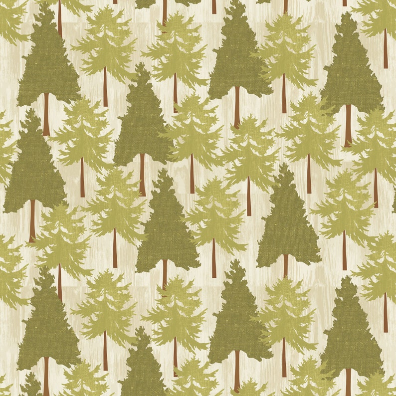 Tree Forest Fabric - Wilderness - Forest - Outdoors - Pine Trees ...