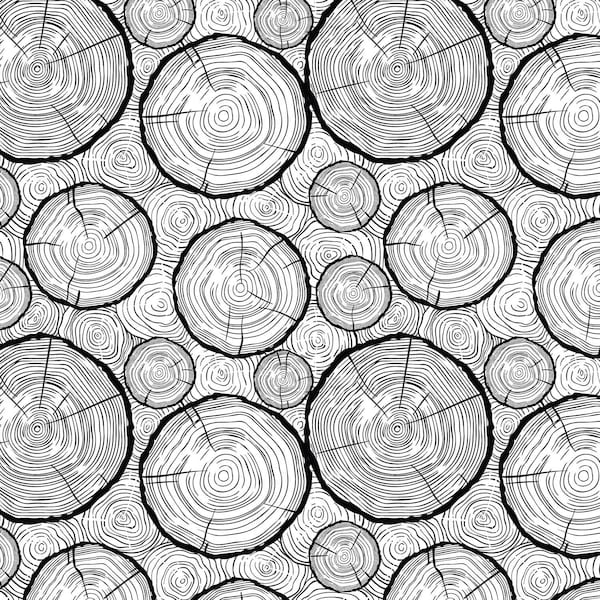 Wood Log Fabric - Etsy