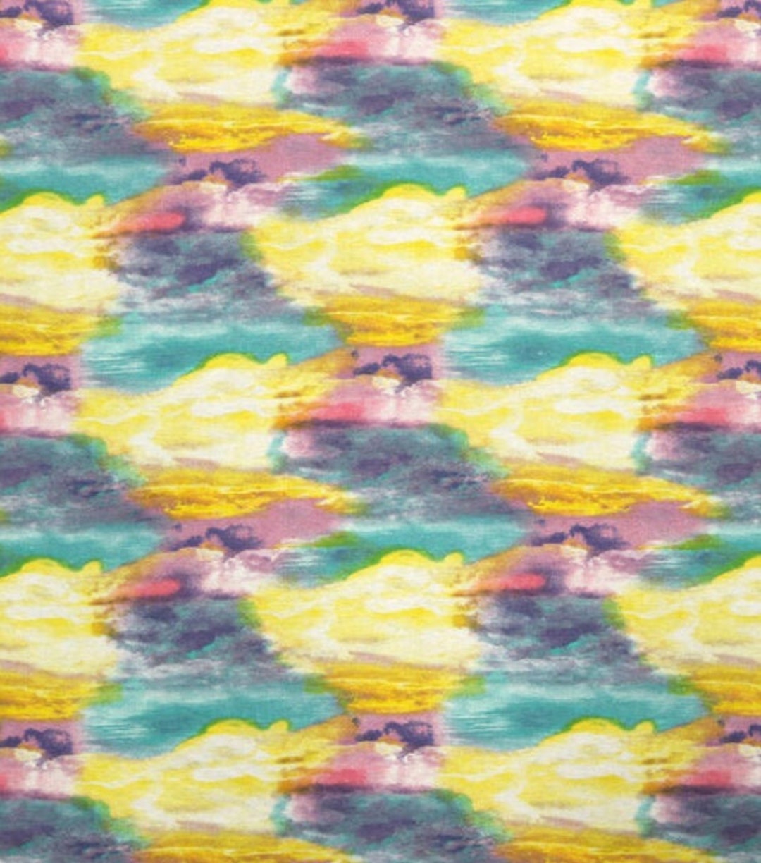 Colorful Clouds Flannel Fabric Sunset Outdoors Sunrise Cloudy Sky ...
