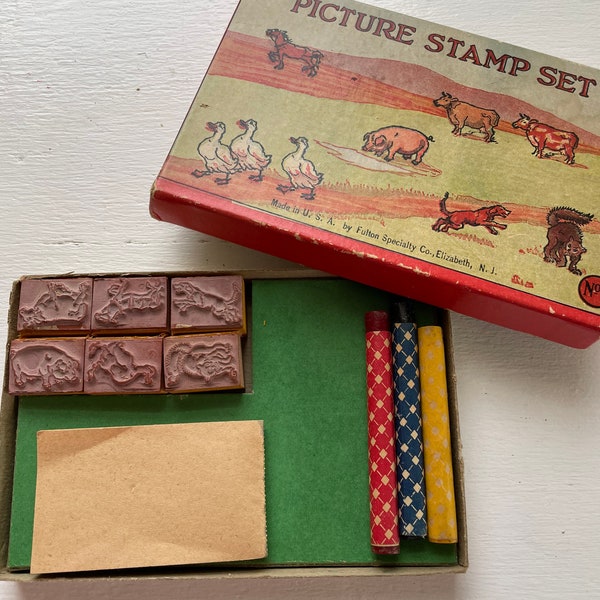 Farm Animal Stamp - Etsy