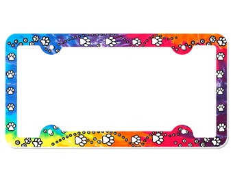 Paw prints frame | Etsy