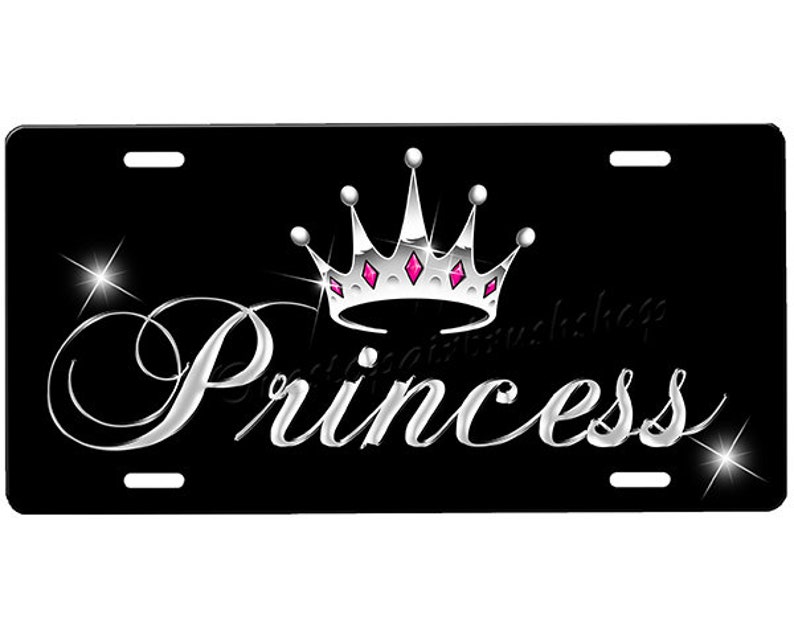 Princess Crown License Plate - Etsy