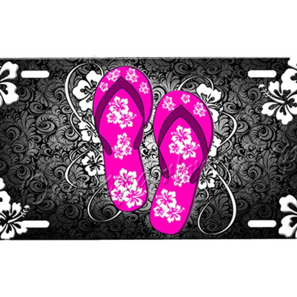 Flip Flop License Plate - Etsy
