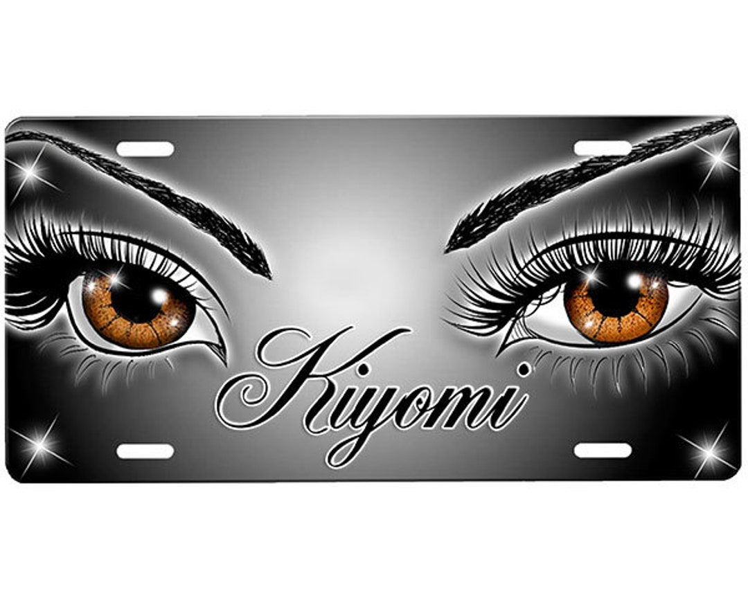 Eyes License Plate - Etsy
