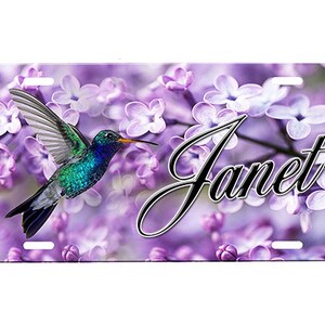 Hummingbird License Plate - Etsy