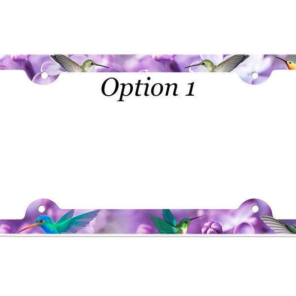 Hummingbird License Plate Frame - Etsy