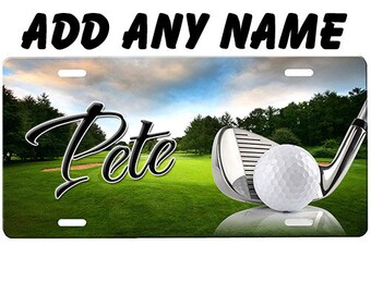 Golf License Plate - Etsy