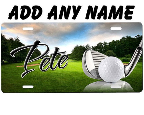 Golf License Plate | Etsy