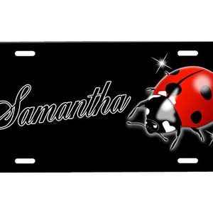 Ladybug License Plate - Etsy