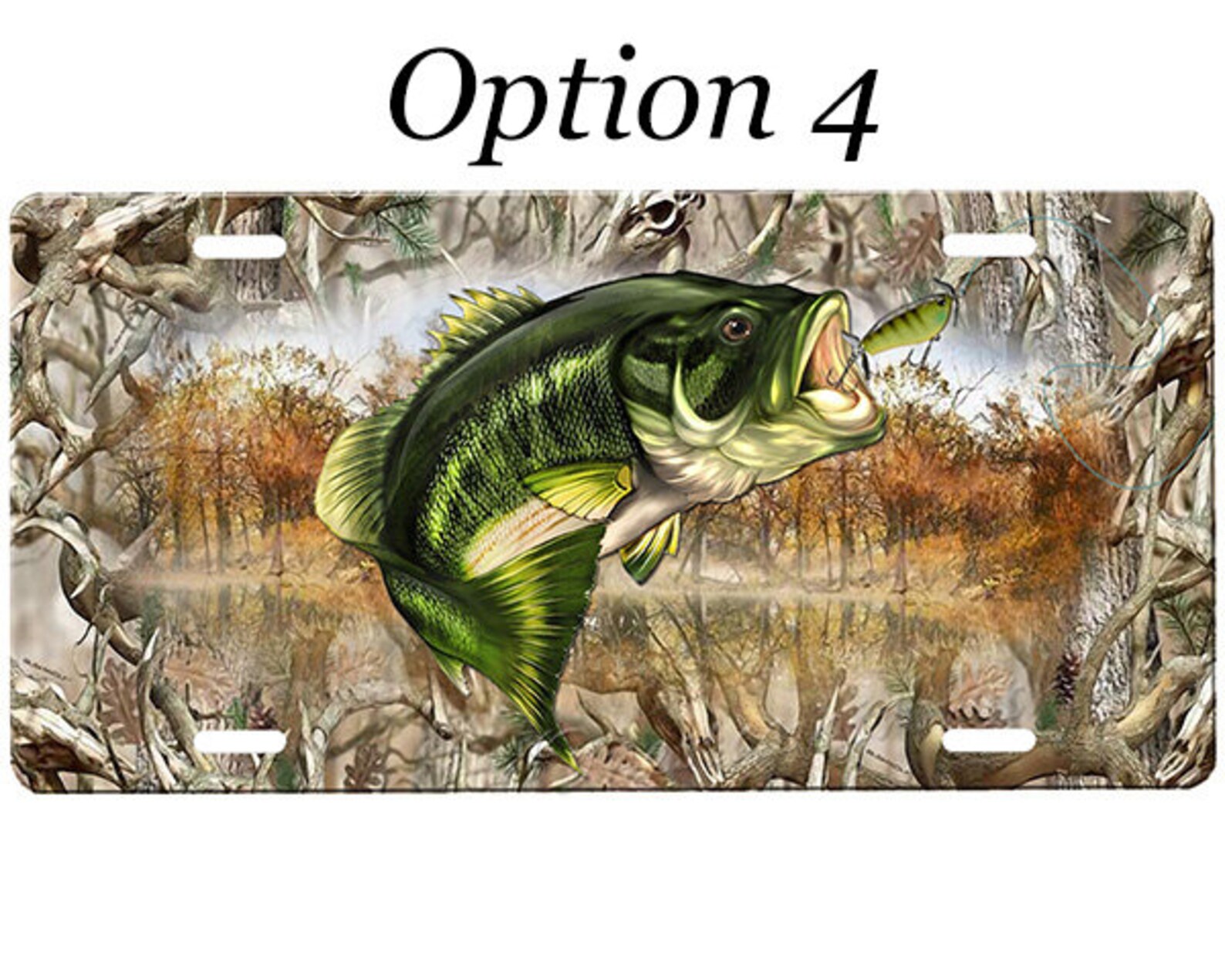 Bass License Plate - Etsy