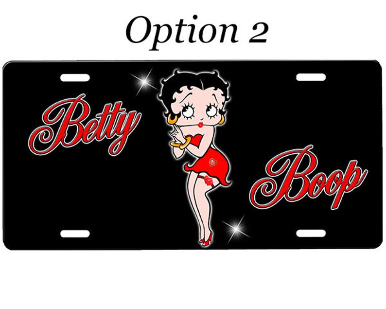 Betty Boop License Plate - Etsy
