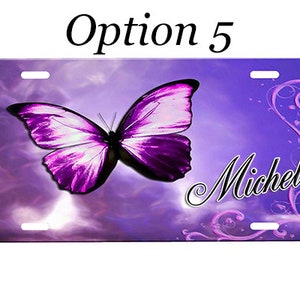 Butterflies License Plate | Etsy