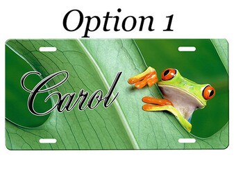 Frog License Plate | Etsy