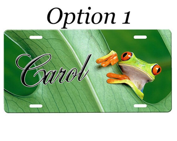 Frog License Plate | Etsy