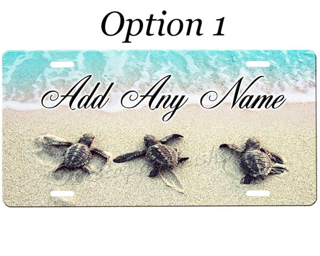 Sea Turtles License Plate - Etsy