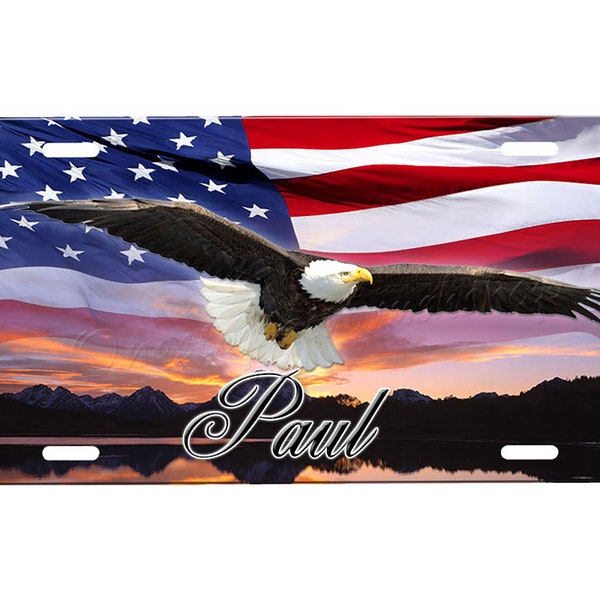 Eagle Vanity Plate - Etsy