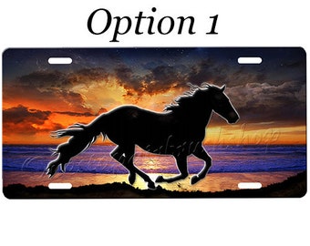 Horse License Plate | Etsy