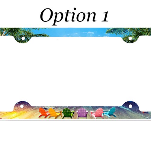 The Beach is Calling License Plate Frame License Plate - Etsy
