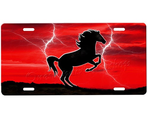 Horse License Plate | Etsy