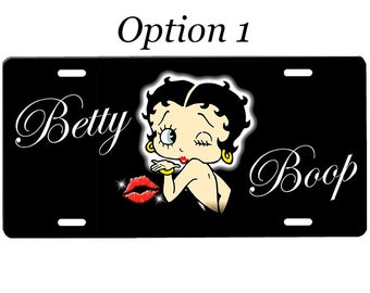 Betty Boop License Plate - Etsy
