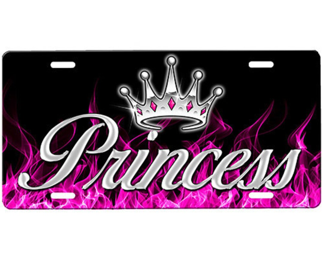 Princess Crown License Plate - Etsy