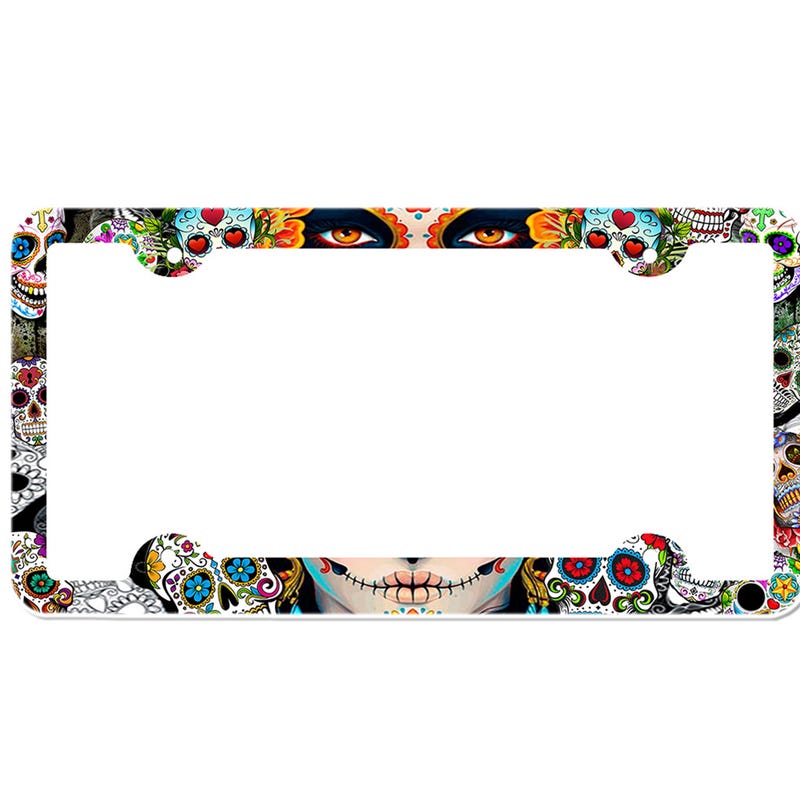 Licence Plates Skull - Etsy