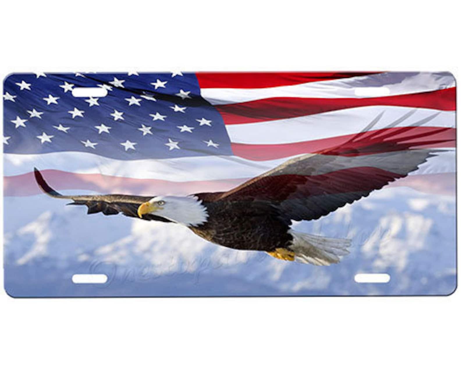 Eagle License Plate - Etsy