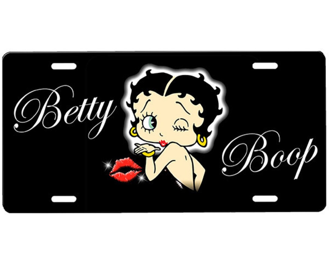 Betty Boop License Plate - Etsy