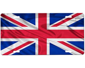 Union Jack License Plate - Etsy