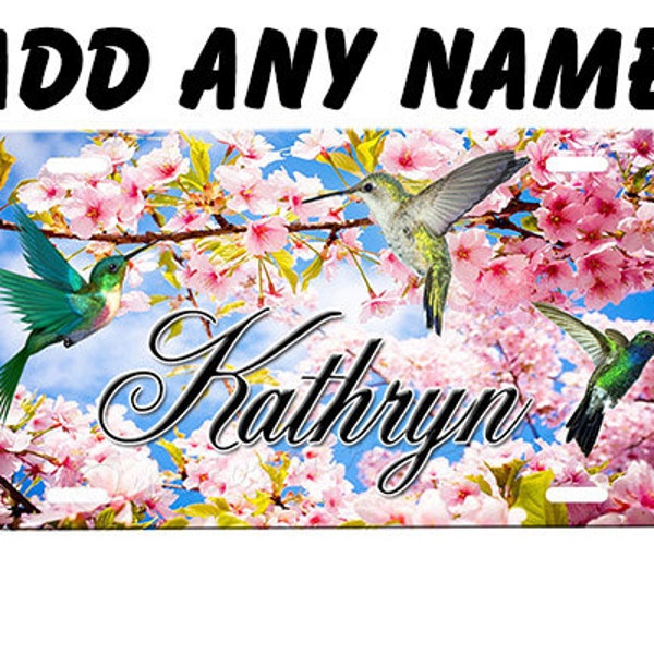 Hummingbird License Plate Frame - Etsy