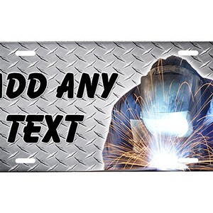 Welder License Plate - Etsy