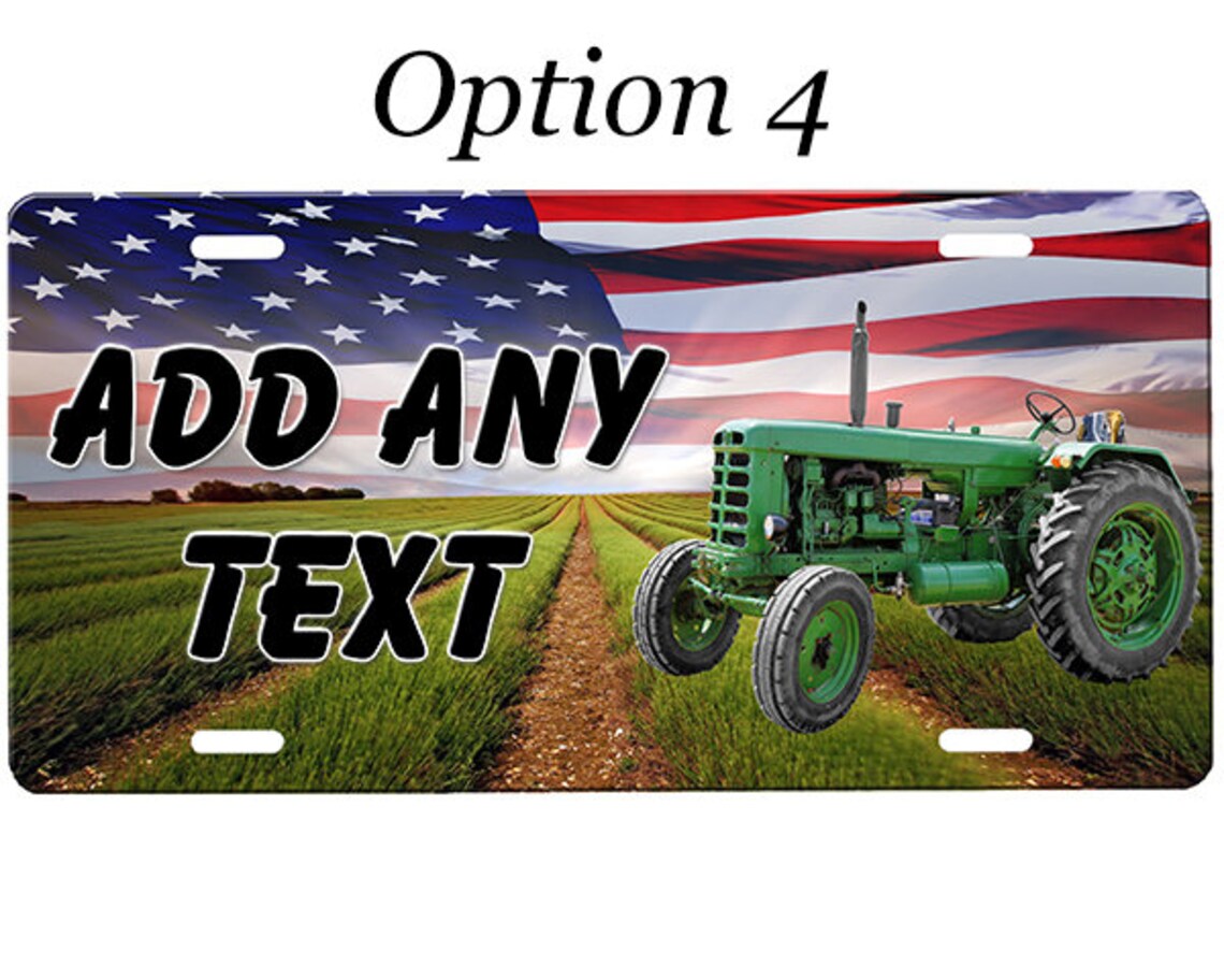 Tractor License Plate - Etsy