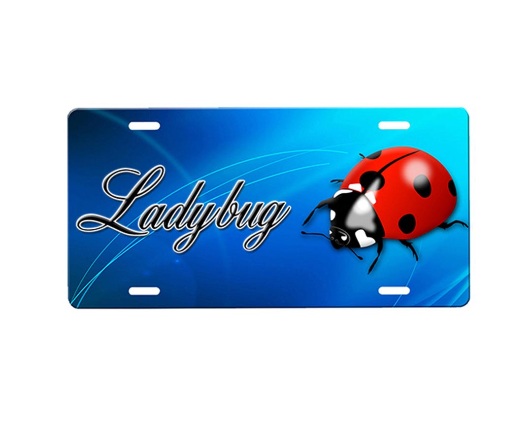 Ladybug License Plate - Etsy