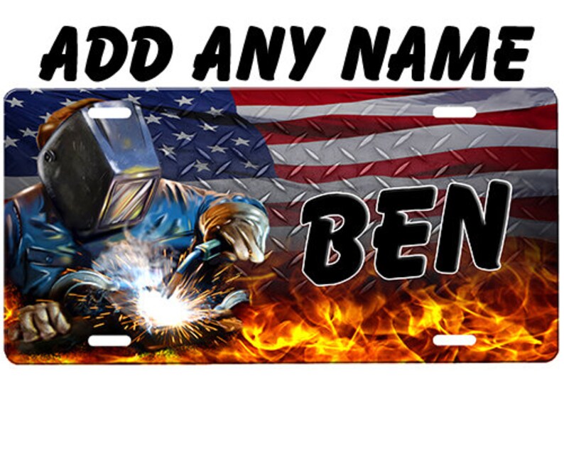 Welder License Plate | Etsy