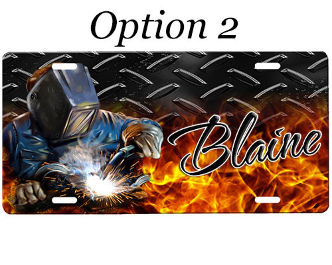 Welder License Plate | Etsy
