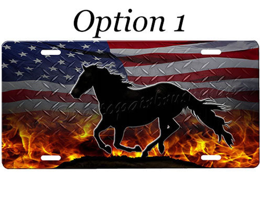 Horse License Plate - Etsy