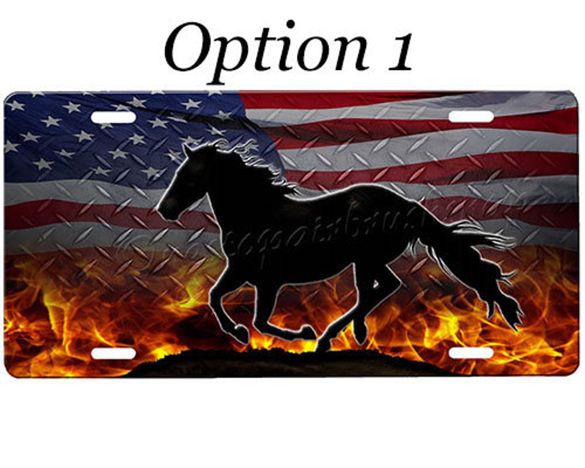 Horse License Plate - Etsy