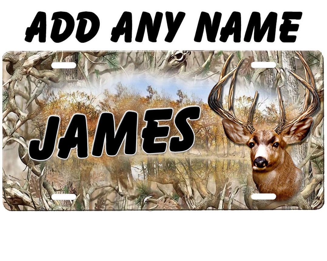 Deer License Plate - Etsy